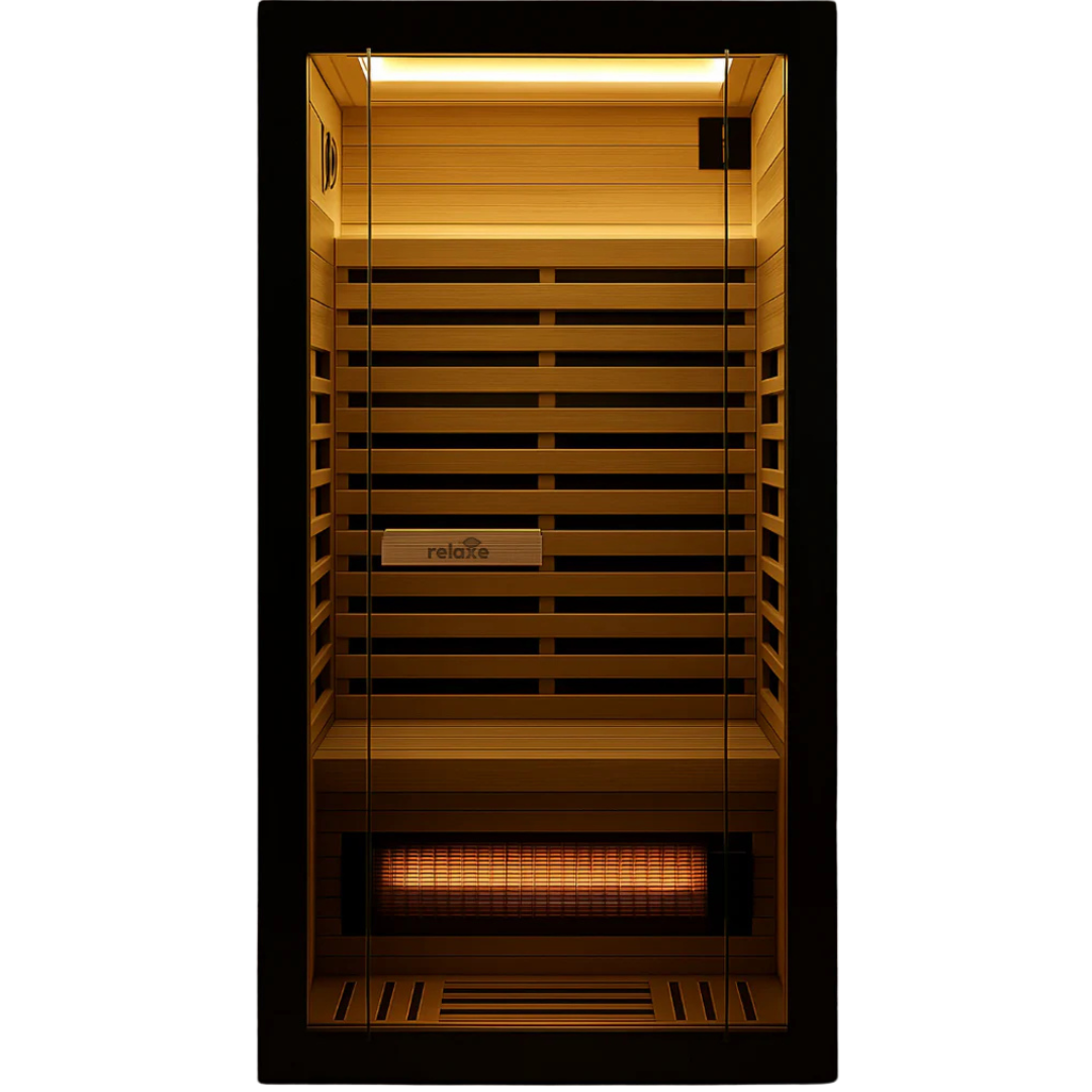 Relaxe Caldera™ Full Spectrum Infrared Sauna With Red Light Therapy Pa